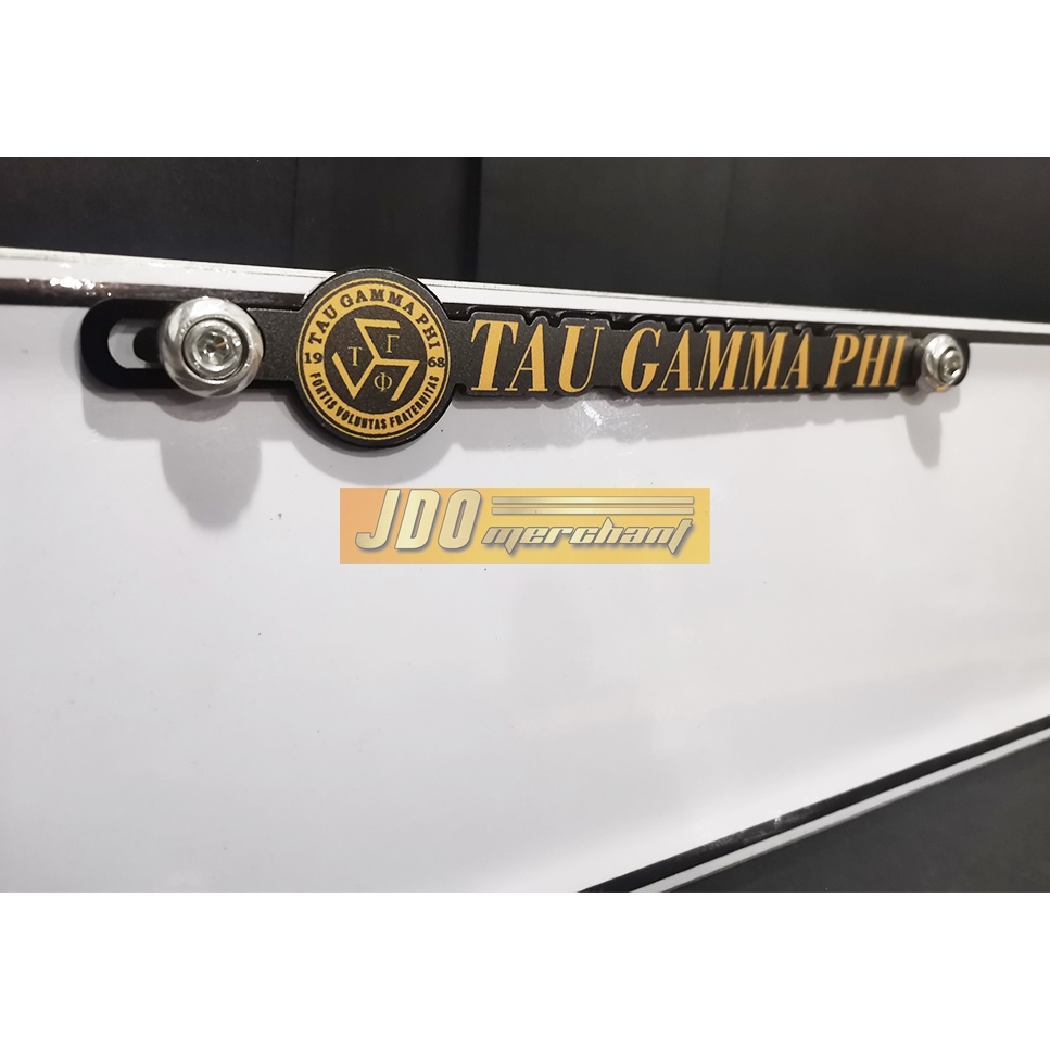 TAU GAMMA PHI Car Plate badge | Shopee Philippines