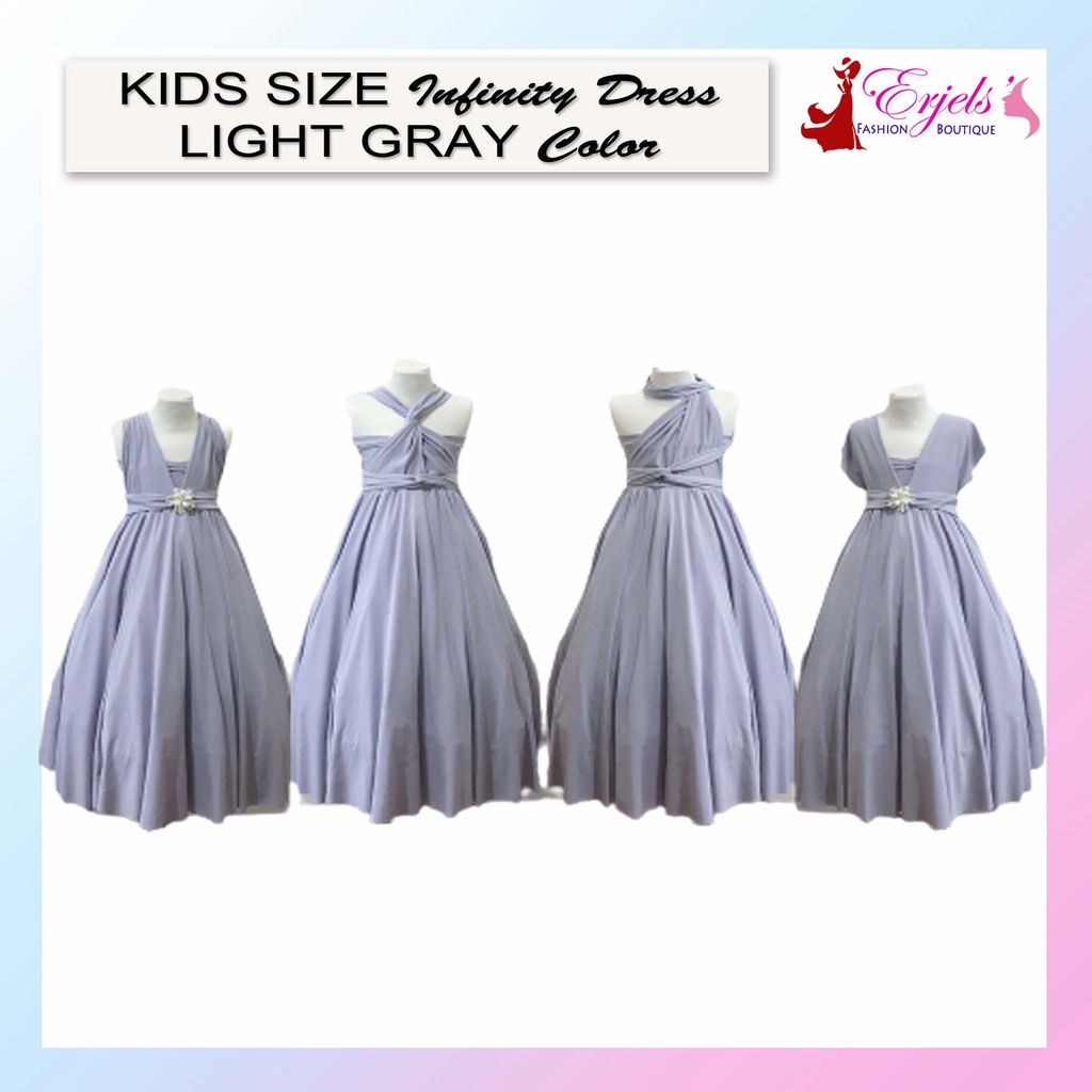 Infinity Dress For Kids With Tube | 4-8 yrs old 26'' skirt length ...