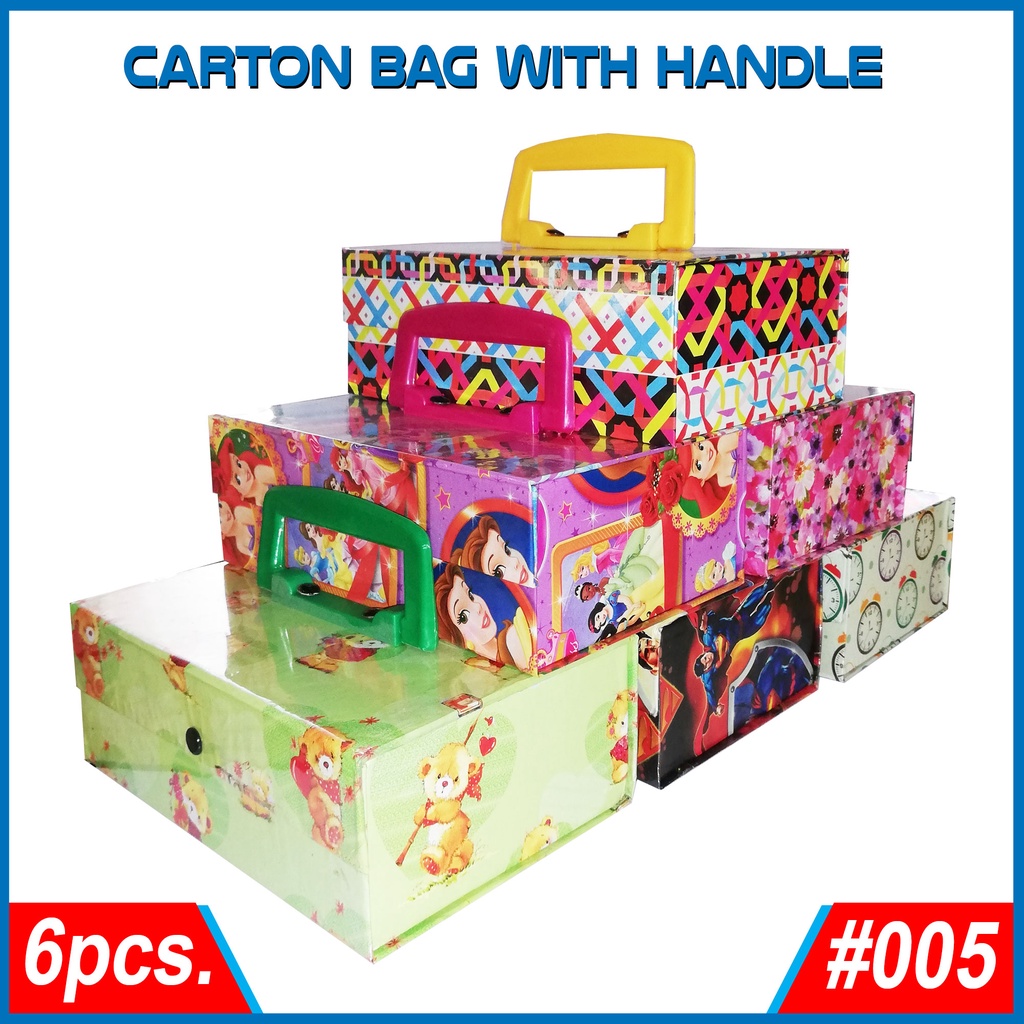 Utility Bag Sewing Crafts Tools Bag with handle 005 - 6 pcs | Shopee ...