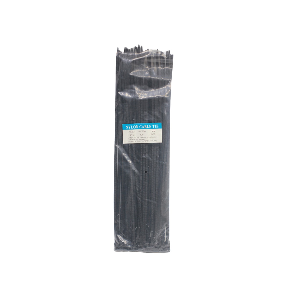 CABLE TIE NYLON, 12 inches 4x300mm, 100pcs per pack | Shopee Philippines