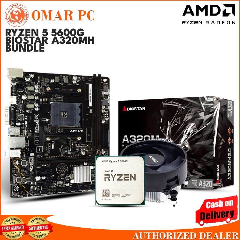 BRANDNEW RYZEN 5 PROCESSOR & BIOSTAR A320MH BUNDLE | Shopee Philippines