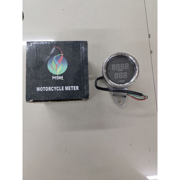 Motorcycle RPM digital voltmeter gauge universal | Shopee Philippines