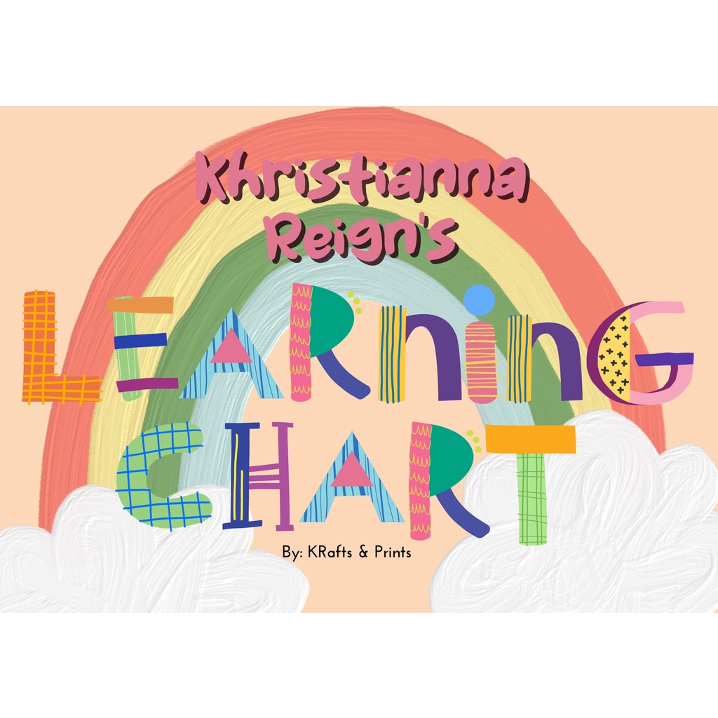 A4 Laminated Learning Charts for Kids | Shopee Philippines