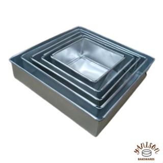 SQUARE PAN / BROWNIE MOLDER / SQUARE CAKE MOLDER Aluminum | Shopee ...