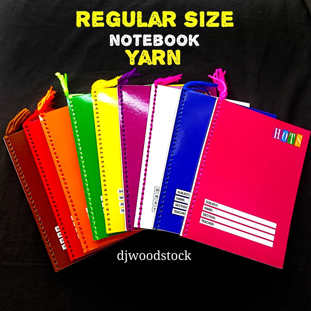 NOTEBOOK REGULAR SIZE YARN, NOTEBOOK YARN SOLD BY PIECE | Shopee ...
