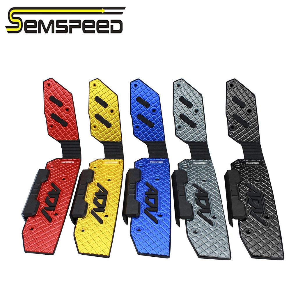 【SEMSPEED】For Honda ADV 160 ADV160 2022-2024 Motorcycle CNC Aluminum Footrest Footboard Matting ...