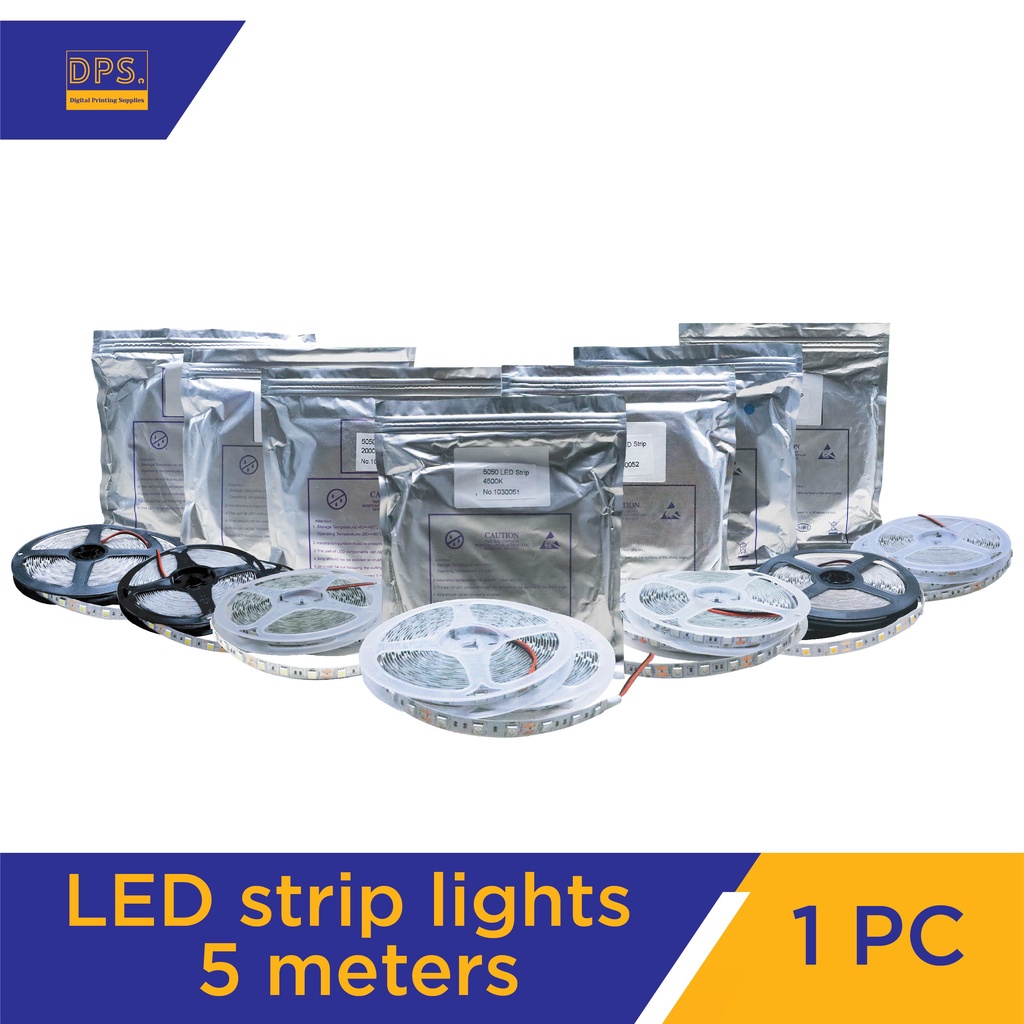 DPS LED Strip Lights 5 meter DC 12Volt 12watts Warm White to Cool white ...