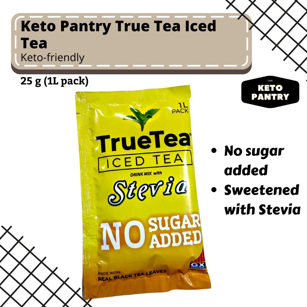 Keto Pantry TrueTea Iced Tea Drink Mix with Stevia No Sugar Added ...