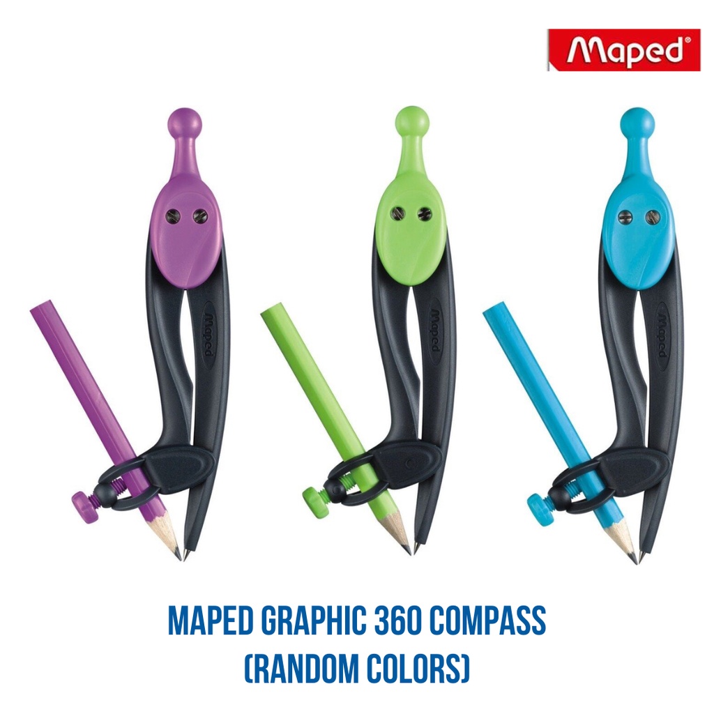 MAPED Graphic 360° Compass Plastic with Adaptor by ARTHUB | Shopee ...