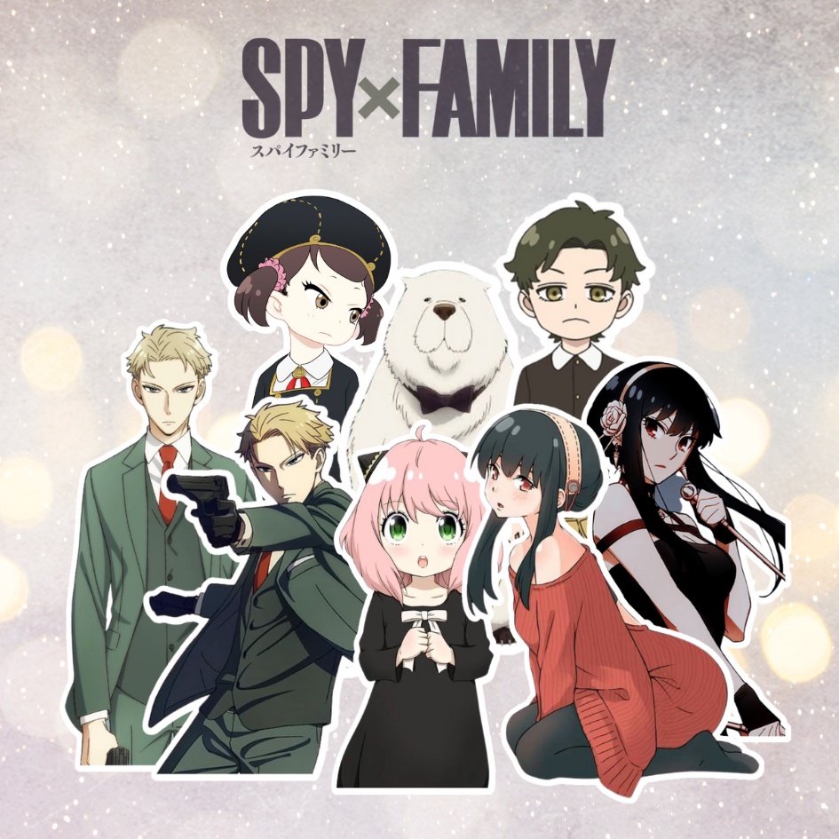 SPY x FAMILY 4 & 6inches Vinyl Sticker Waterproof High Quality Peeker | Shopee Philippines