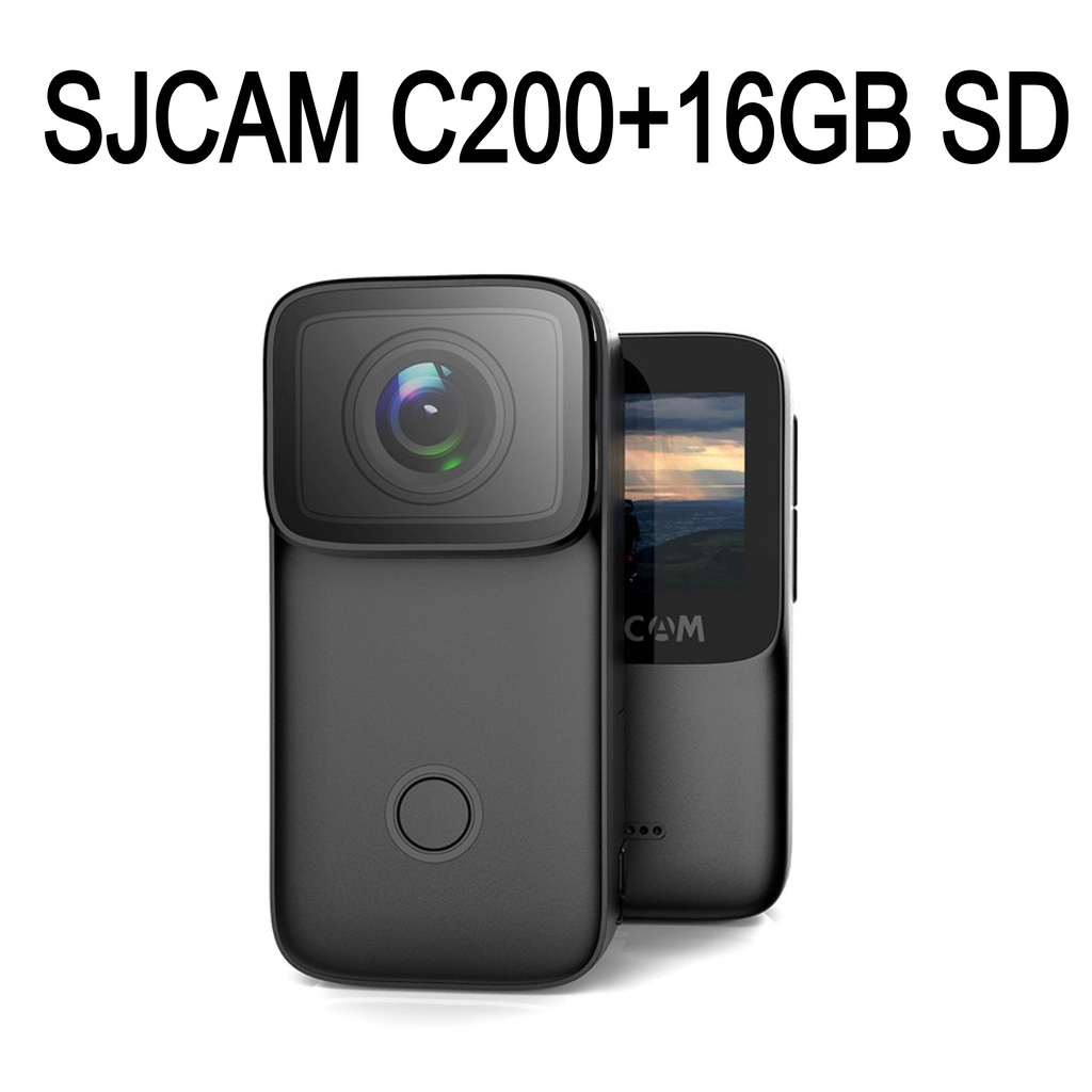 ODSCN SJCAM C200 1.28”IPS Screen Mini Thumb Camera 4K H.264 IMX335 16MP ...