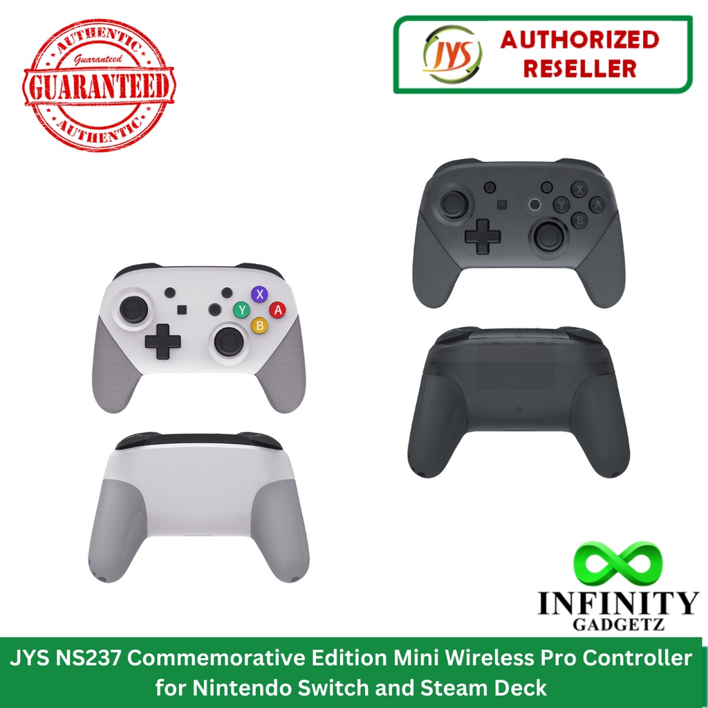 JYS NS237 Commemorative Edition Mini Wireless Pro Controller for Nintendo Switch | Steam Deck ...