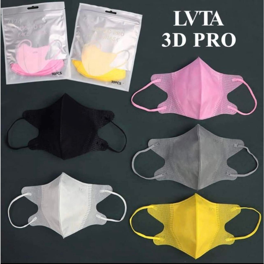LVTA KN95 3D PRO Mask 10PCS | Shopee Philippines
