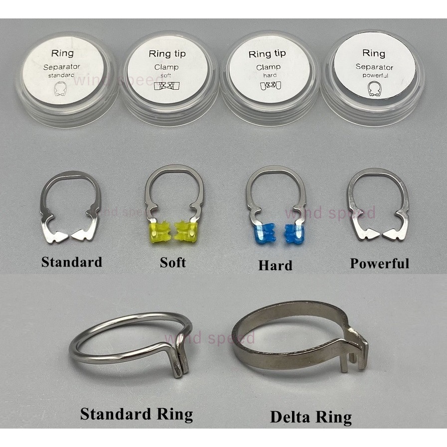 Dental Sectional Contoured Matrice Matrix Ring Clamps Matrices Wedge ...