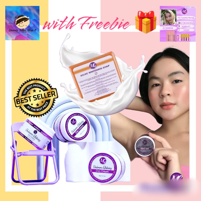 MC ESSENTIALS DEO CREAM / KOJIC WHITENING SOAP | Shopee Philippines