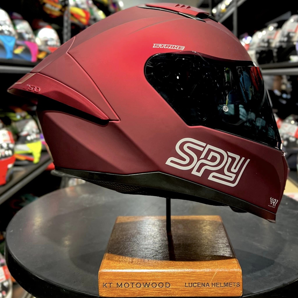 Spyder Helmet Strike V2 Full Face Dual Visor w/ Free Extra Clear Visor ...