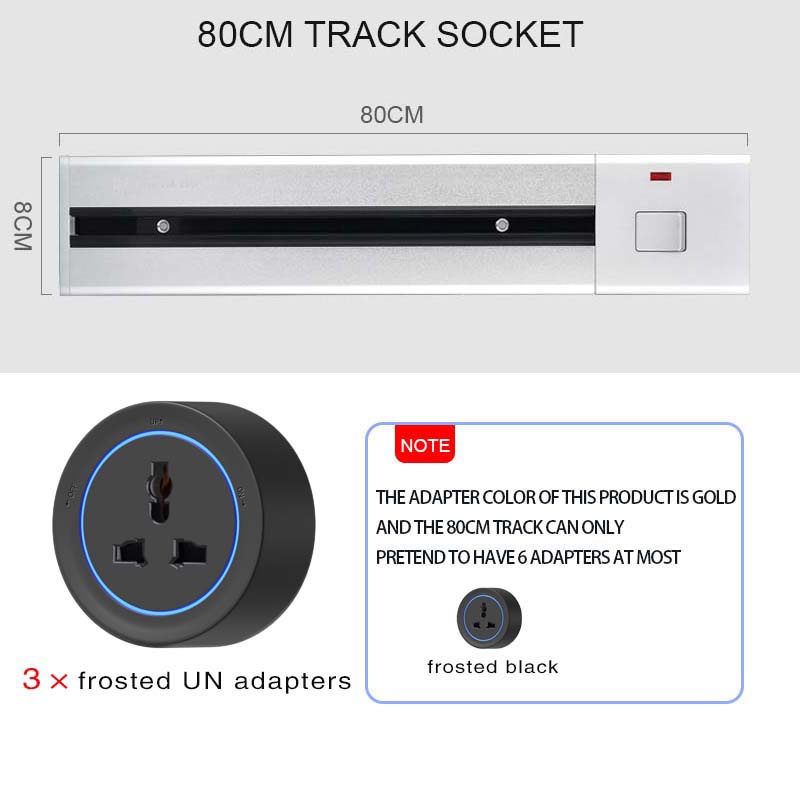 TEP Track Socket 0.8M Mobile Power Track Socket Universal Power Adapter ...