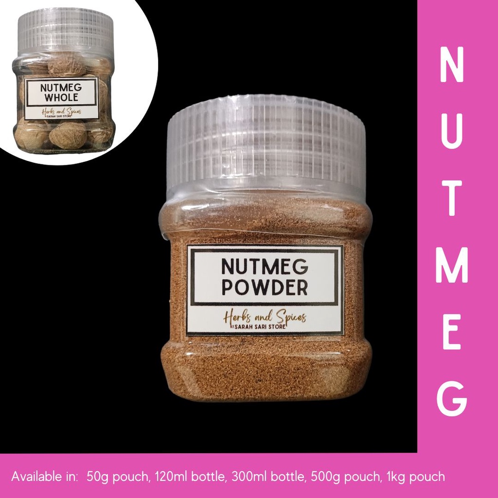 NUTMEG GROUND PREMIUM in Mini Jar and Regular Jar | Shopee Philippines