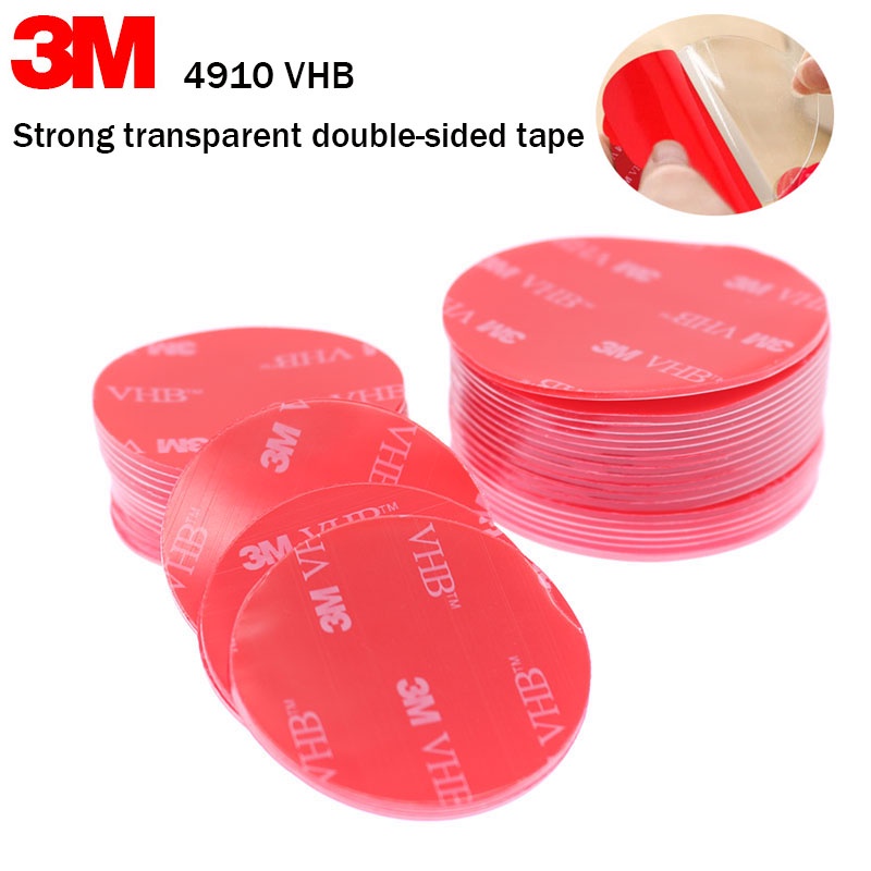 3MVHB Double Sided Adhesive 3M 4910 VHB Strong Clear Acrylic Foam Adhesive Office Paste Odorless ...