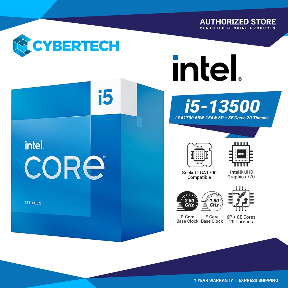 Intel Core i5-13500 Processor 24M Cache, up to 4.80 GHz | Shopee Philippines