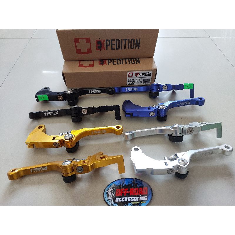 WR155R foldable clutch & brake lever expedition brand | Shopee Philippines