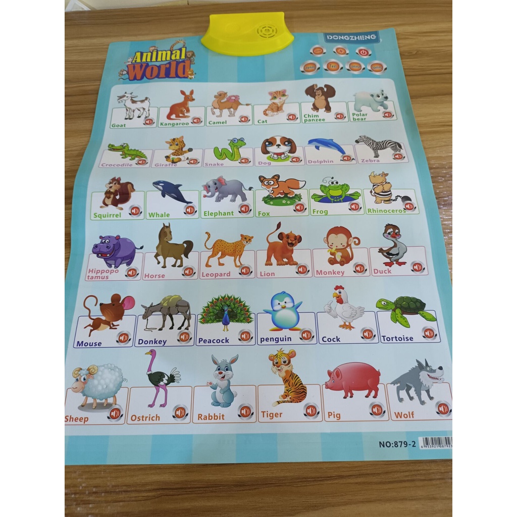 Smart Learning Sound Wall Chart for Kids Learning Chart Poster ...