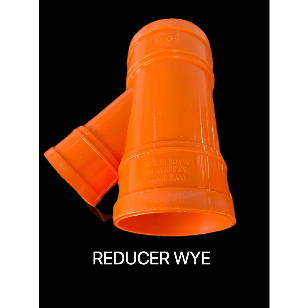PVC Orange Fittings pipe 3X2 4X2 4X3 Elbow Tee Wye Coupling Cleanout ...