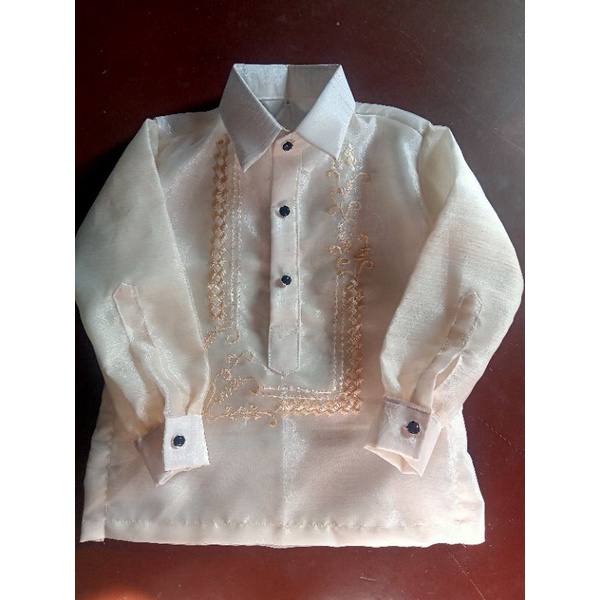 barong tagalog w/ lining for kids | Shopee Philippines