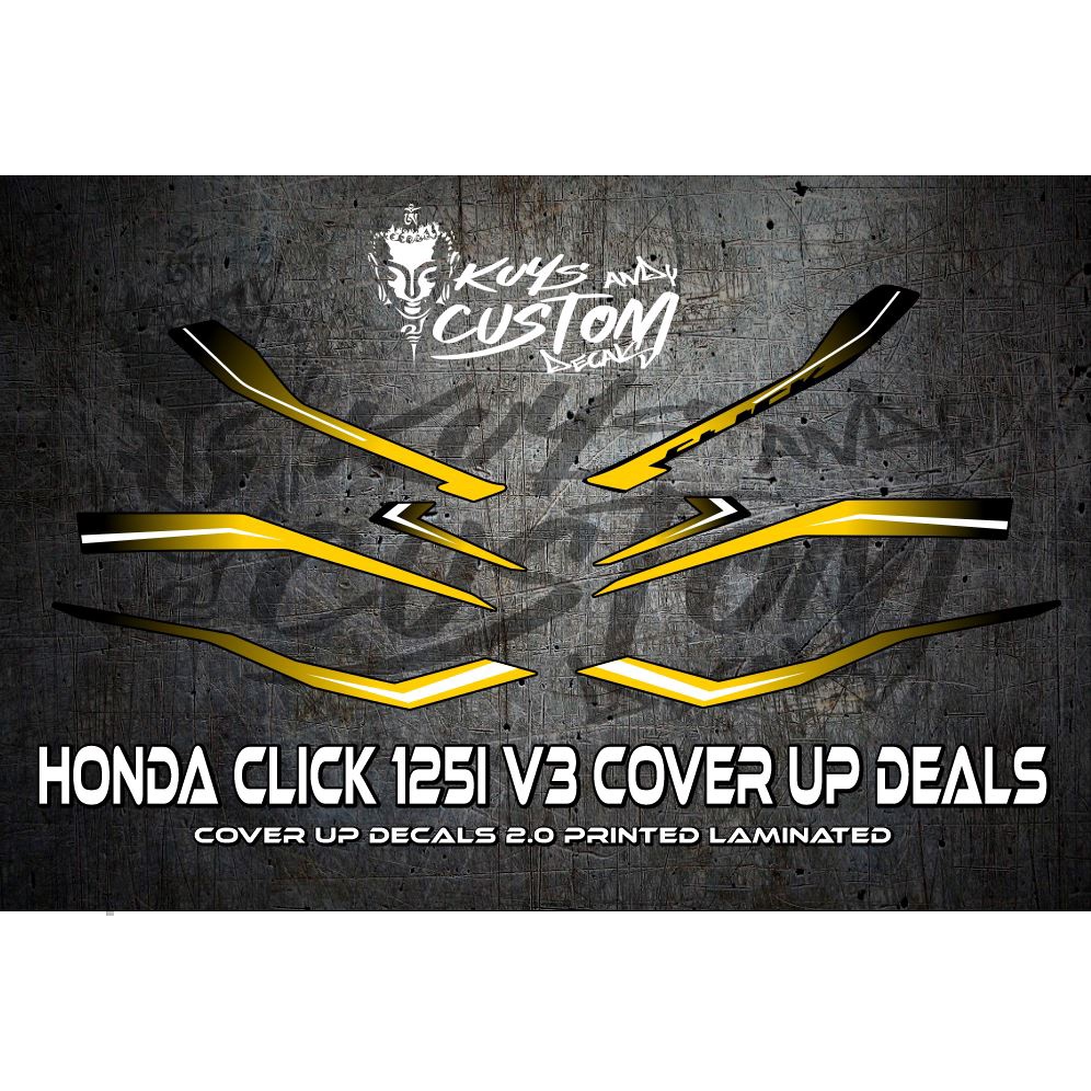 Click 125i V3 Cover Up v3 Labels Sticker | Shopee Philippines