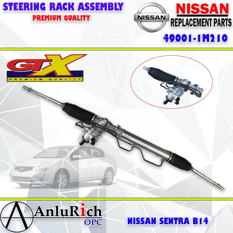 STEERING RACK AND PINION ASSEMBLY NISSAN SENTRA B14 GTX PART NO: 49001 ...