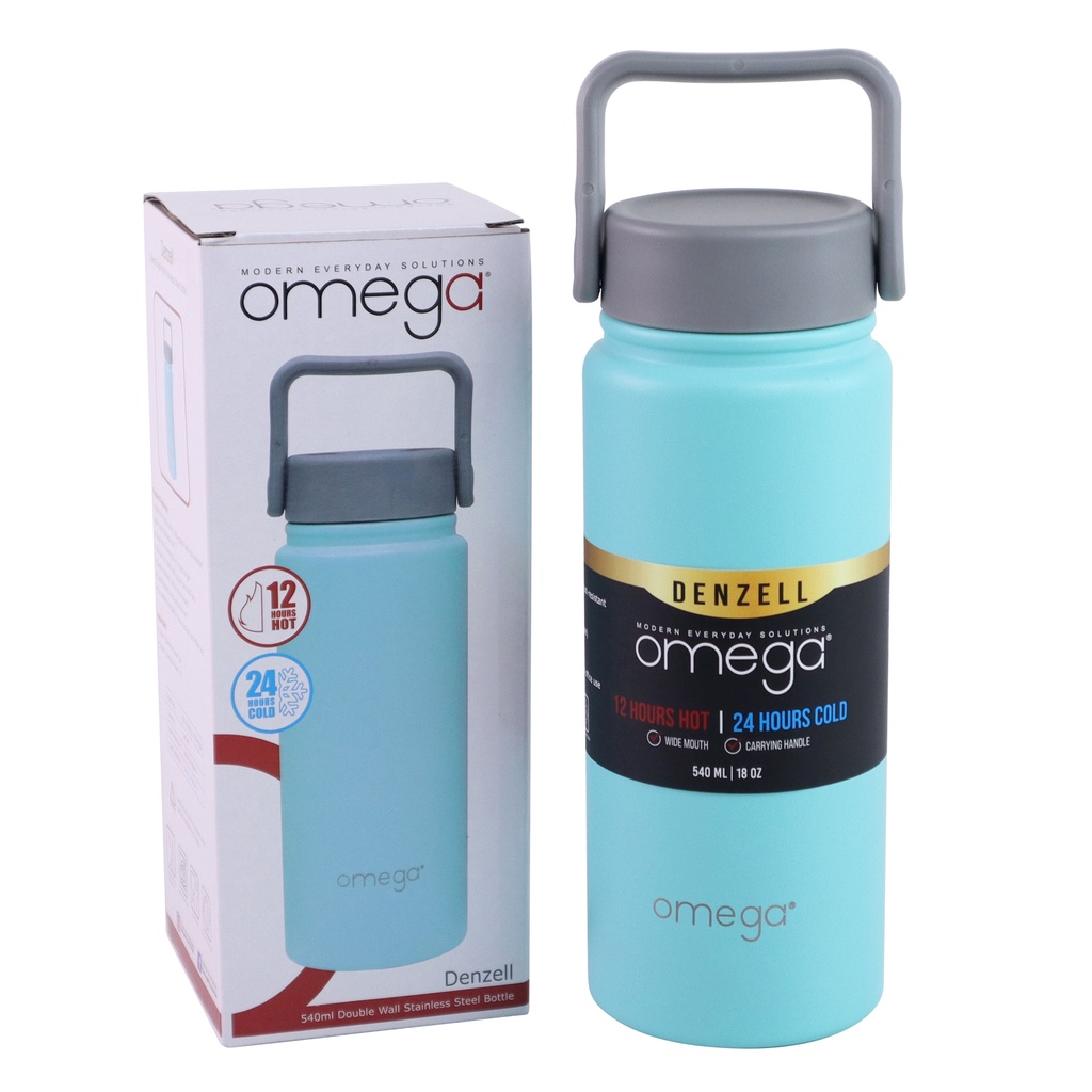 Omega Houseware Denzell Summer Colors Double Wall Stainless Steel ...