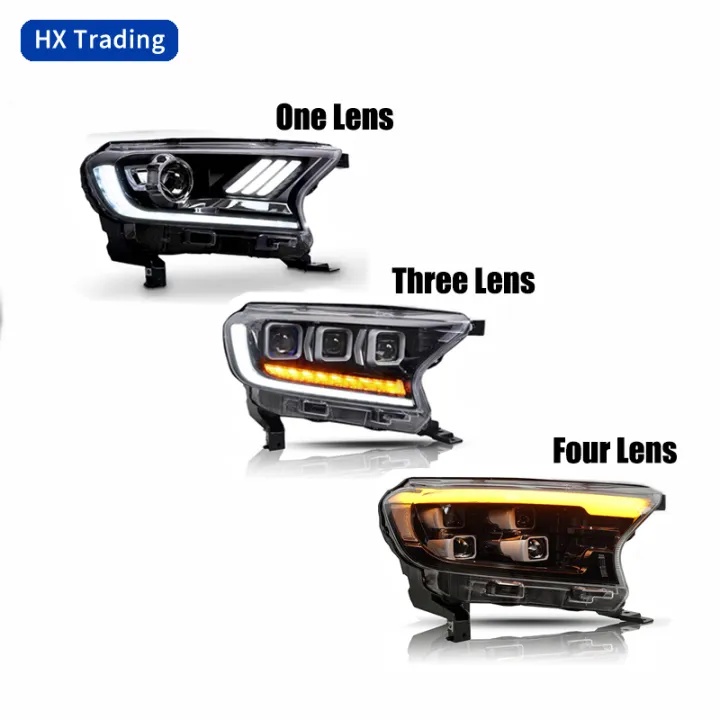 Ford Ranger Headlight 2016-2021/Raptor/Everest/Titanium/LED/Head Light ...
