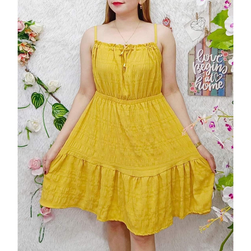 LEXIE DRESS BUBBLE LATTICE | Shopee Philippines