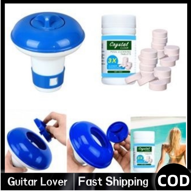 Swimming Spa Pool Cleaning Floating with 100g Purifier Tablets Swimming ...
