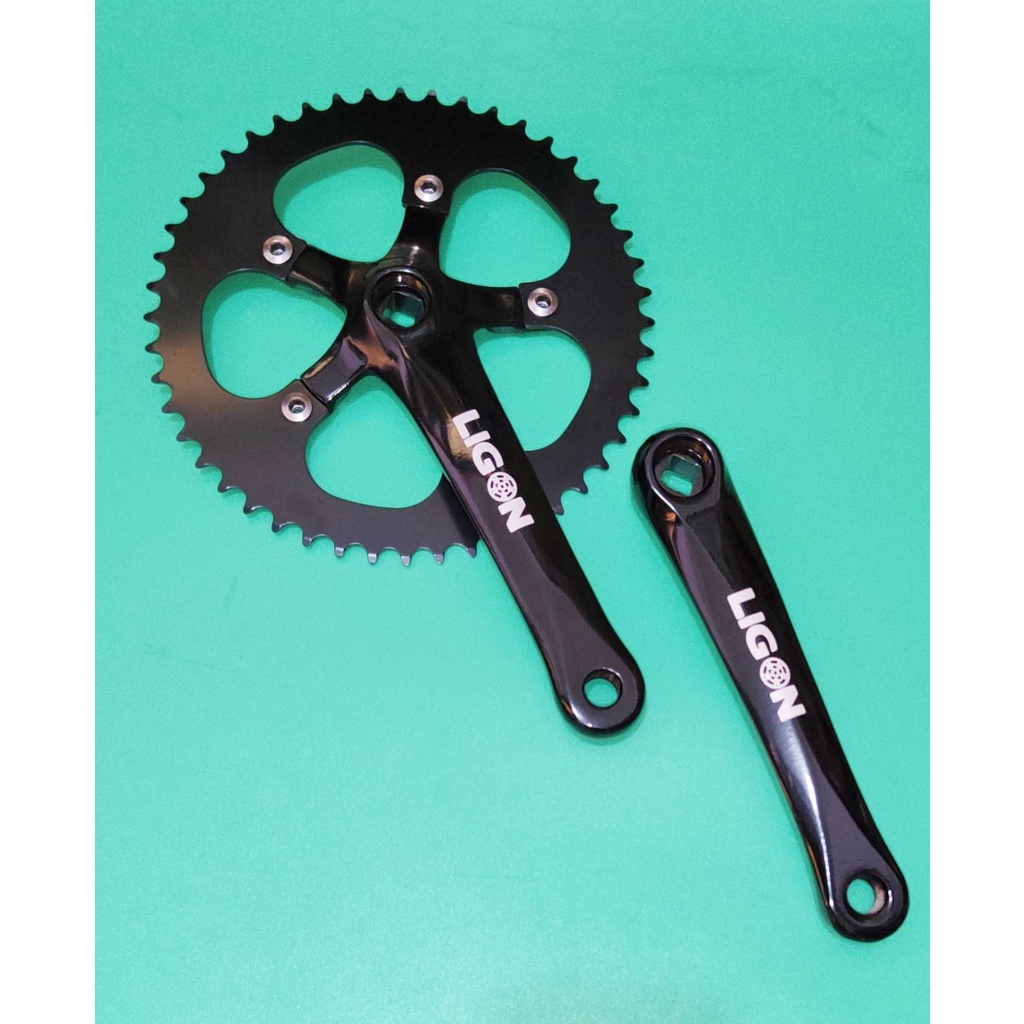 LIGON FIXIE Bike Crank Single 44T 48T 52T 1x Chain Wheel for FIXIE ...