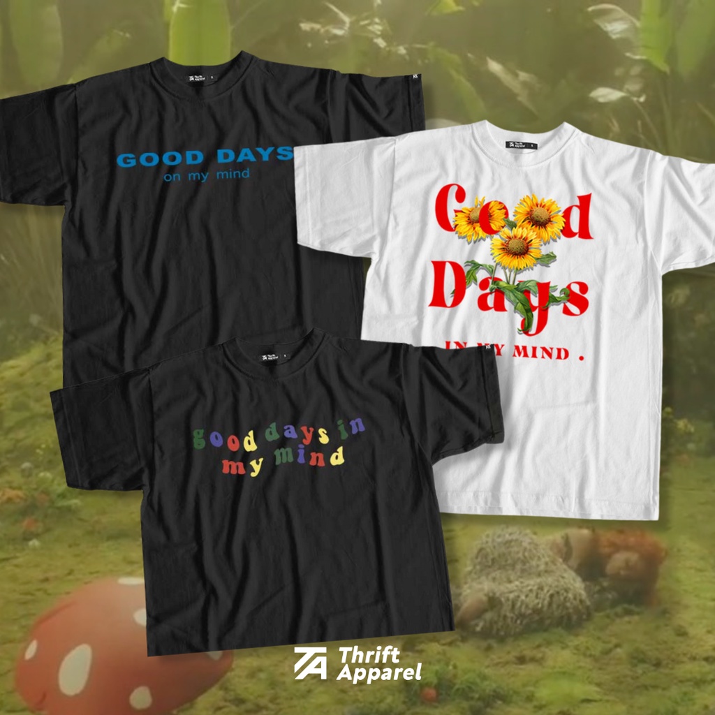 Good days | Thrift Apparel T-Shirt | Shopee Philippines