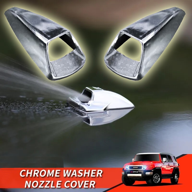 2pcs Hood Screen Spray Nozzle Cover Washer Washing Vent Jet Car Cap ...