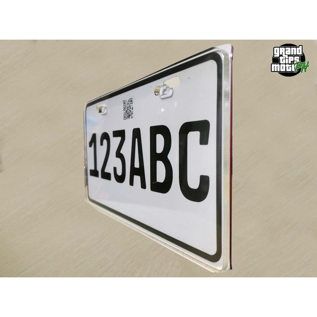 Motorcycle Plate Number Cover - New LTO Standard Size - makapal - iwas ...
