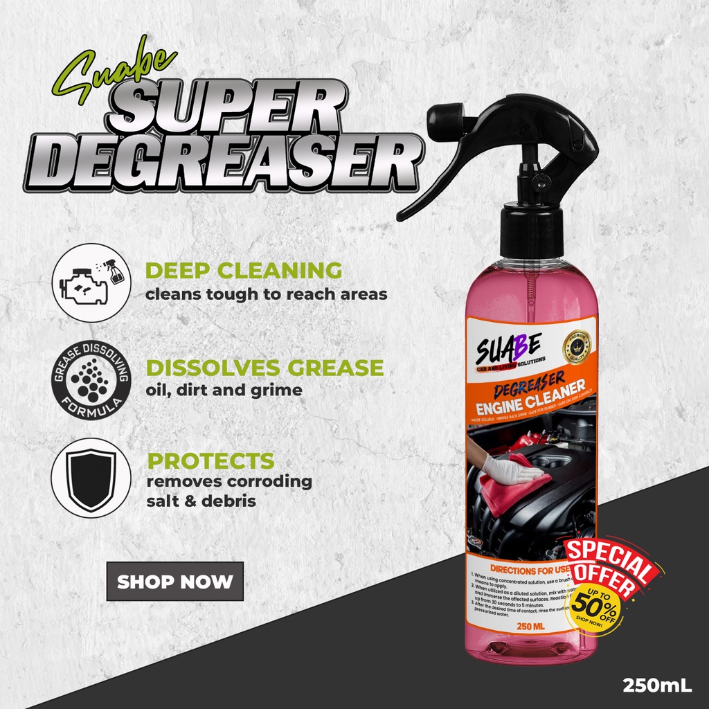 ENGINE DEGREASER - Effectively Removes Grease, Oil & Dirt for Engines ...