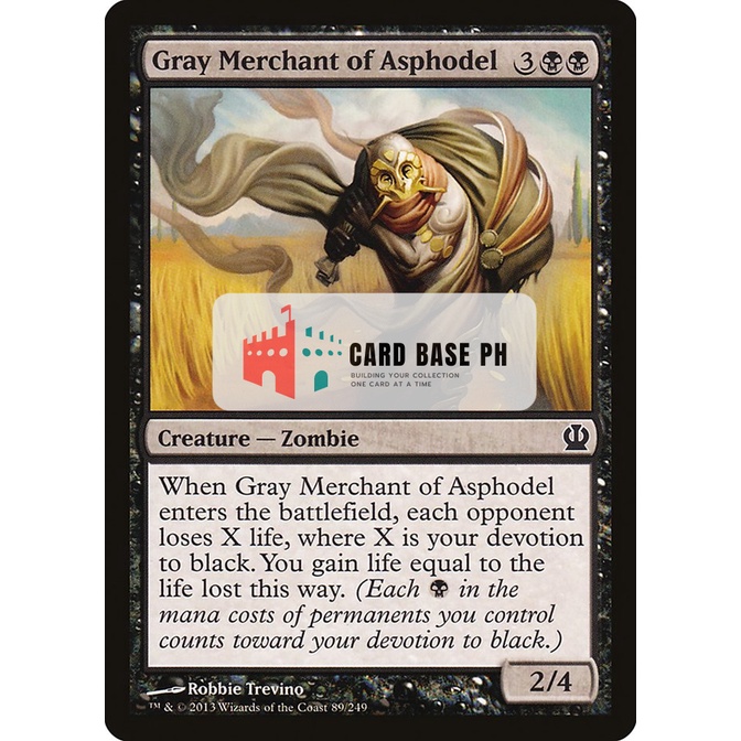 Gray Merchant of Asphodel - Magic the Gathering Trading Card | Shopee ...