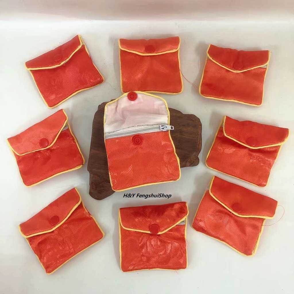 1PC Red Jewelry Pouch Red Money Pouch | Shopee Philippines