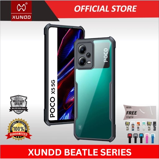 POCO X5 PRO / POCO X5 5G Case ORIGINAL XUNDD Beatle Series Shockproof ...