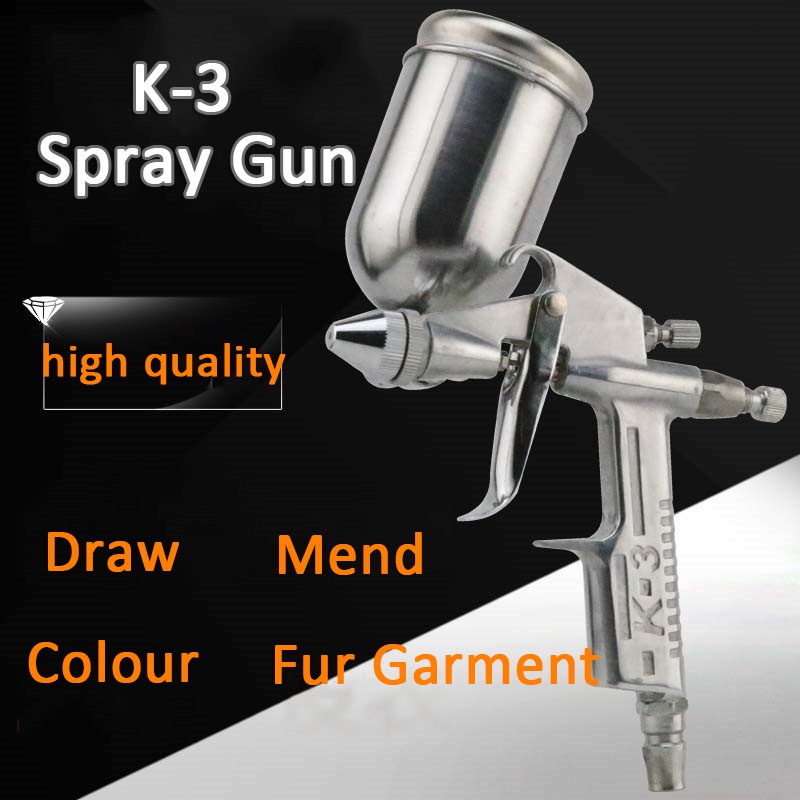 K3 150ML Car Spray Gun 0.5mm Nozzle Wall Spray Gun Sprayer Air Brush ...