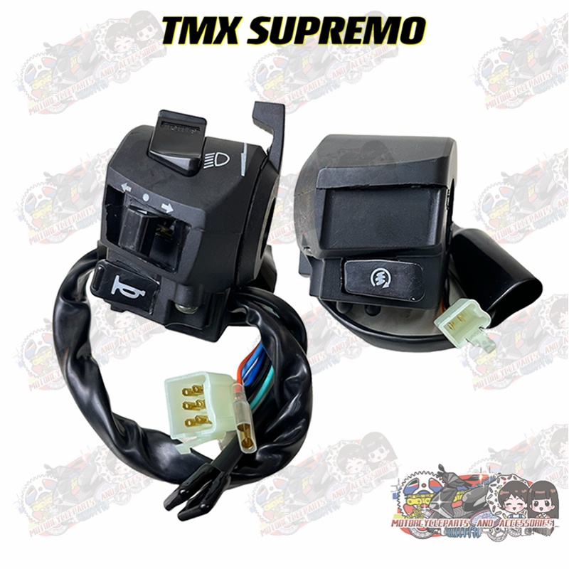 LJ Motorcycle Tmx Supremo Handle Switch Assembly Set(left and right ...