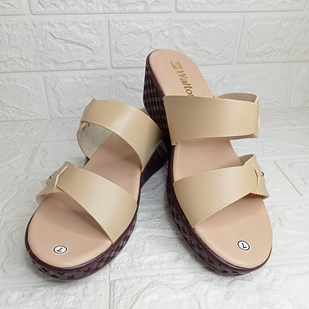 Leather Women Sandals best quality Sandals (BEIGE) | Shopee Philippines