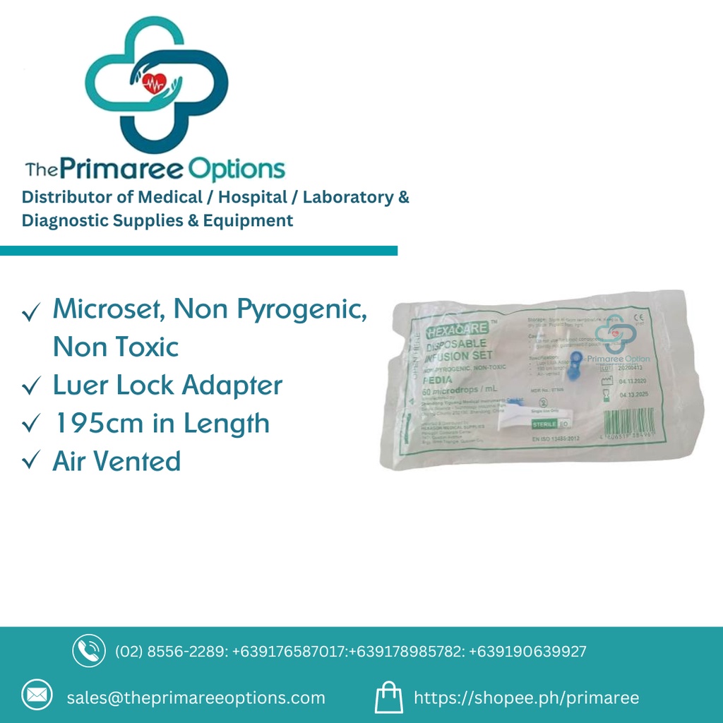 Microset (Pedia infusion set) | Shopee Philippines