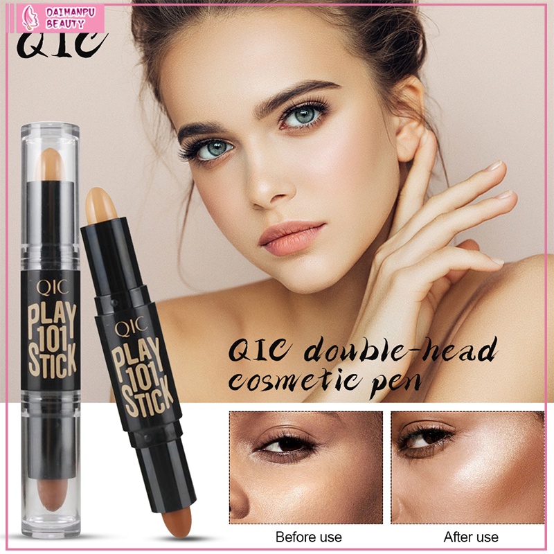 QIC 2 In1 Dual-Head Professional Make up Play 101 Stick, Highlight ...
