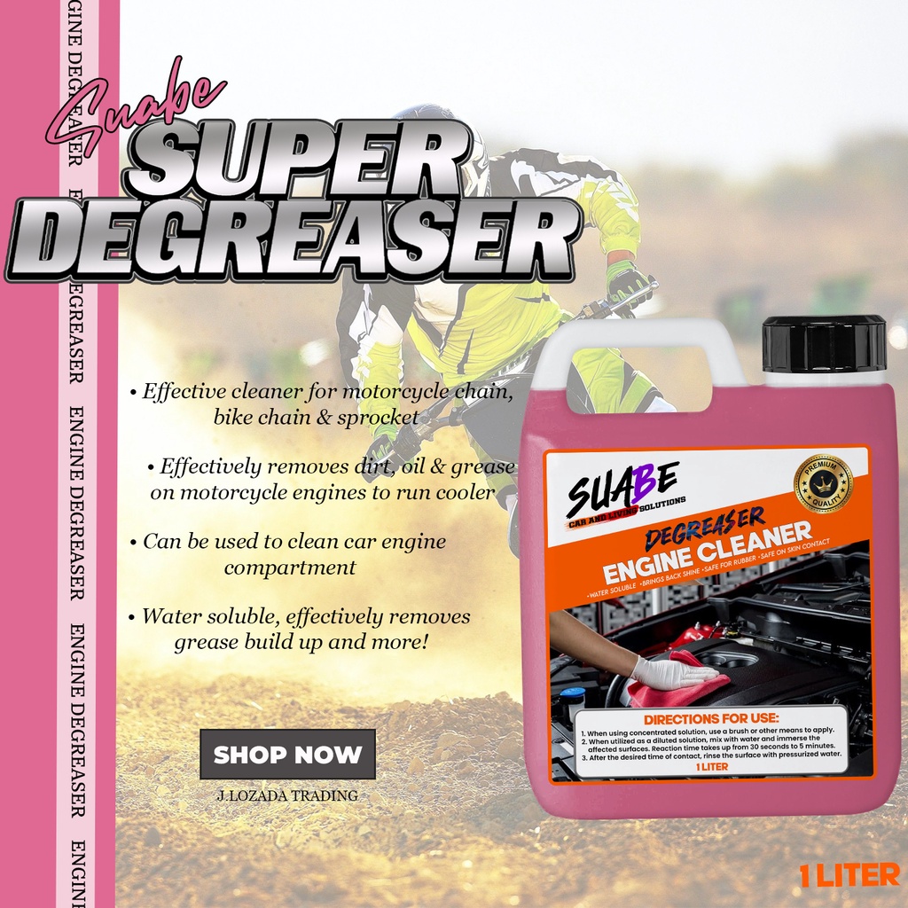 SUPER ENGINE DEGREASER AND CLEANER - Water Soluble Degreaser, Chain ...