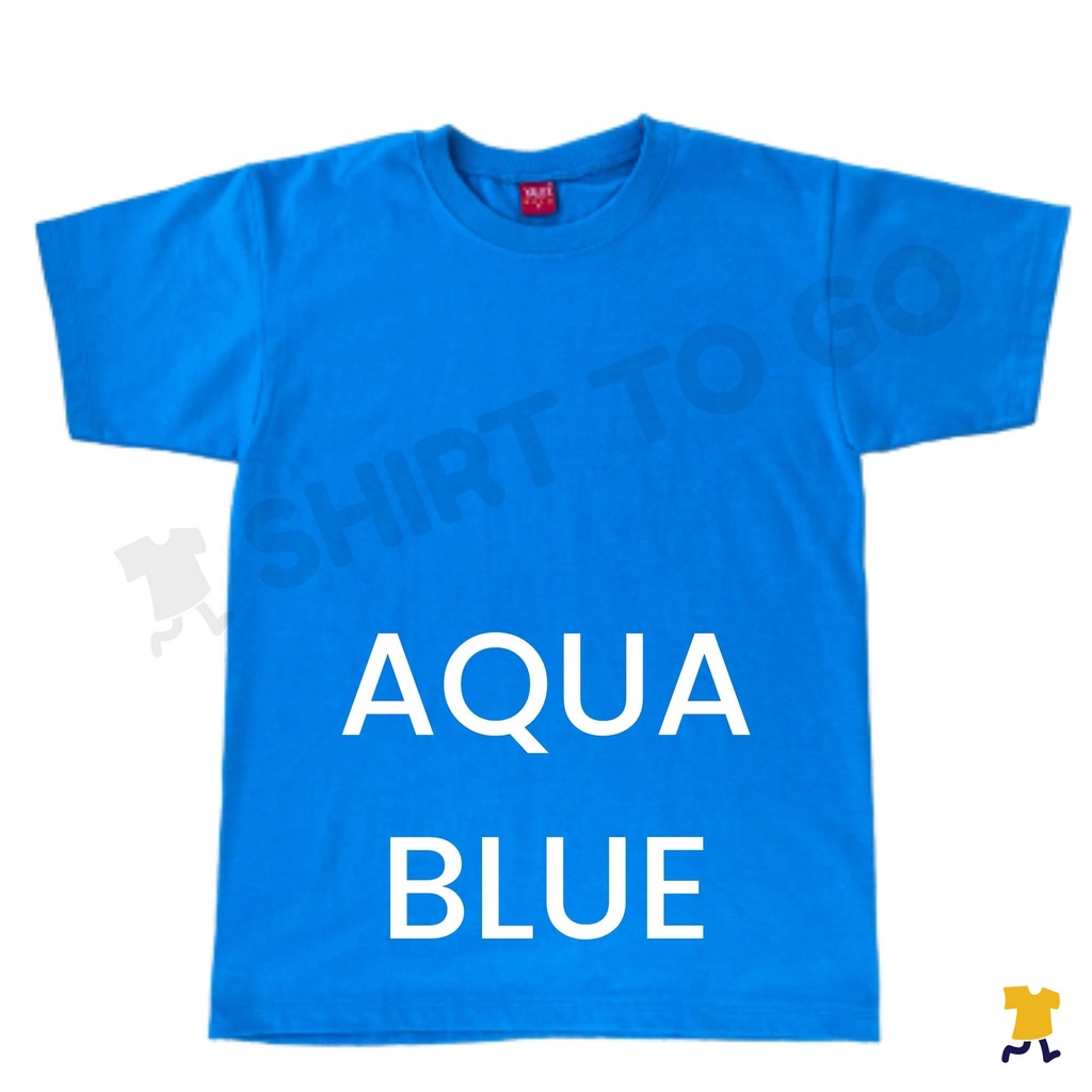 YALEX Plain T Shirt for Men and Women SHADES OF BLUE | Shopee Philippines