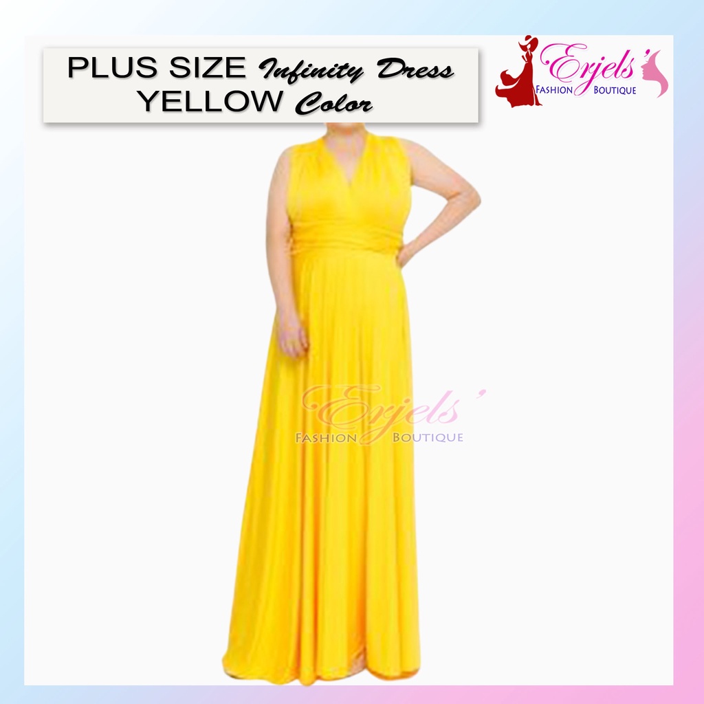 PLUS SIZE Infinity Dress With Tube Floor Length | Can fit to 34-42 ...